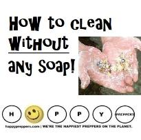How to clean without soap